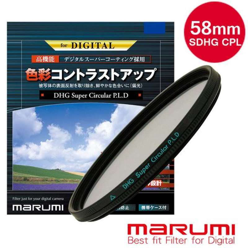 Jual MARUMI Super DHG CPL 58mm film multilayer polarizer di Seller ...