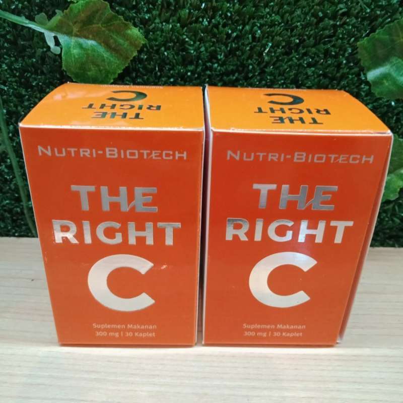 Jual Nutri Biotech The Right C 300mg 30 Tablet Bpom Di Seller Rt Untung ...