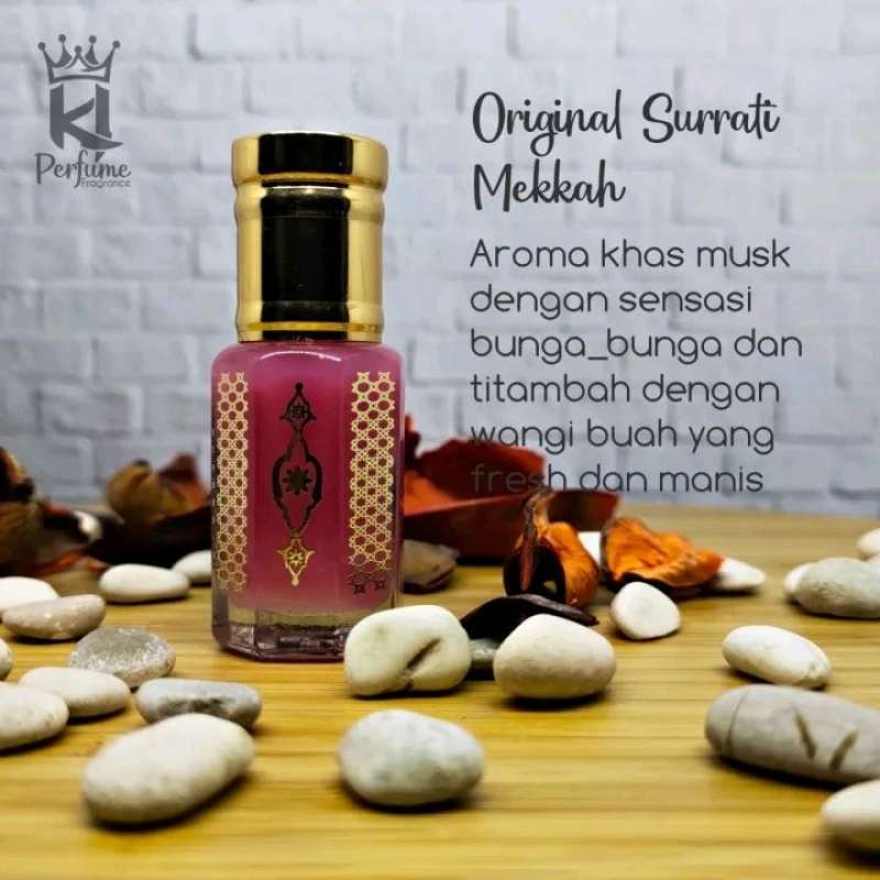 Promo Parfum Kasturi Putih Misk Thaharah 6 ml pink Parfum Solat Parfum ...