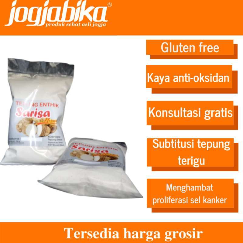 Jual Tepung Enthik Talas Belitung Kimpul Bentul Sarisa Asli Jogja 500 G ...