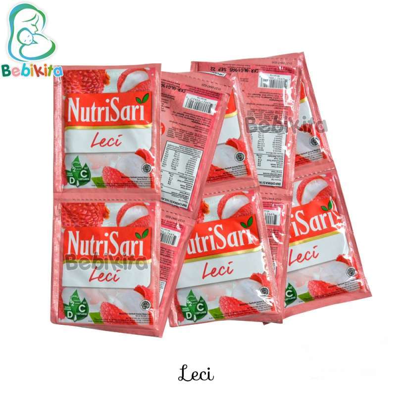 Promo NutriSari Minuman Serbuk Instan Rasa Leci - Minuman Segar Renceng ...