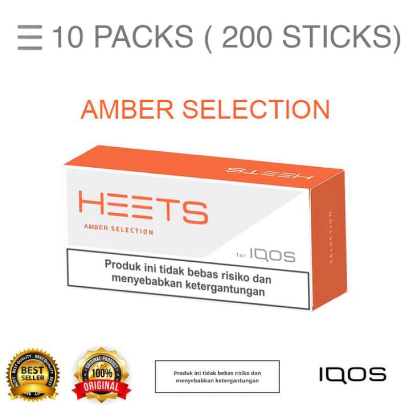 Promo HEETS AMBER SELECTION FOR IQOS [1 SLOPE / 10 PACK] Diskon 13% di ...