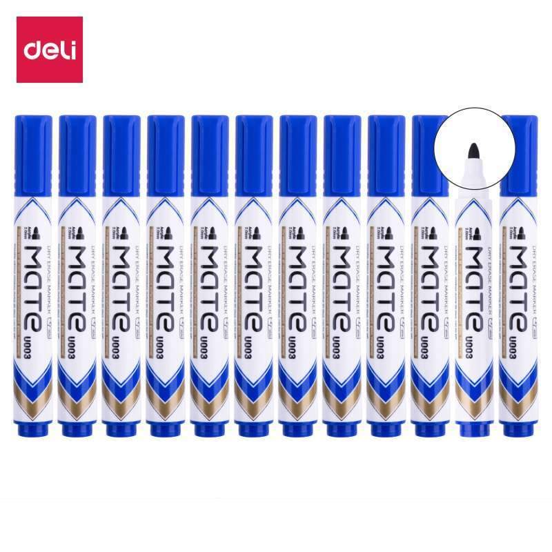 Jual Spidol Deli Whiteboard Dry Eraser Marker Eu003 Biru Eu00330 Di Seller Tg Jkt Megastore