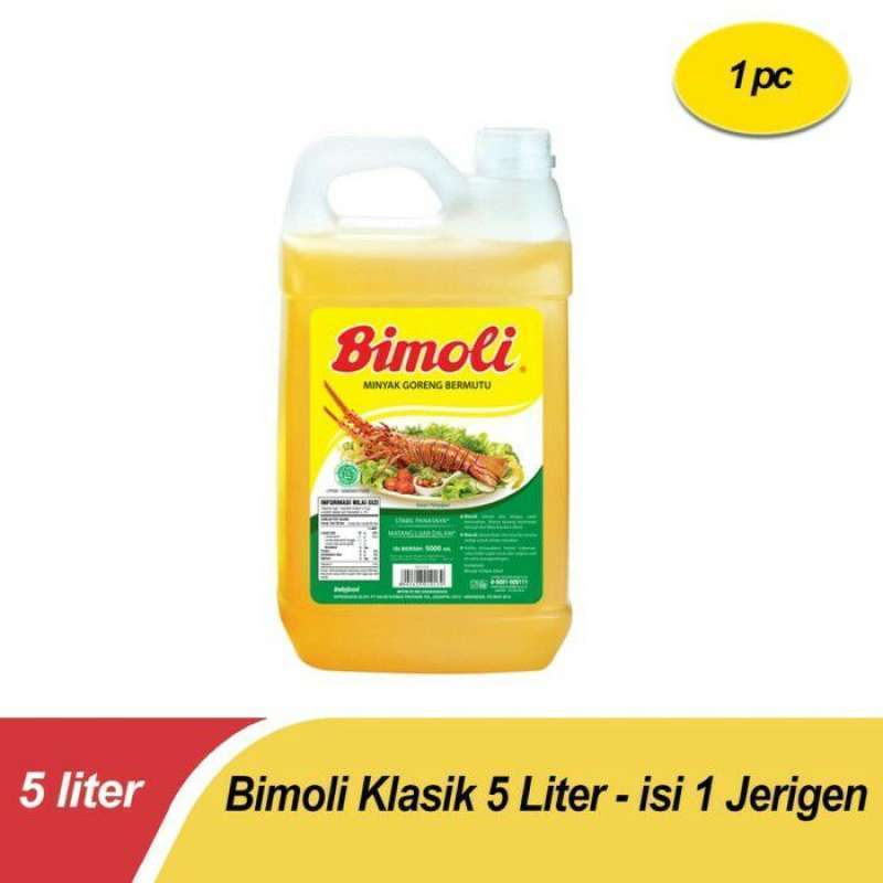 Jual Minyak Goreng Bimoli 5 liter Jerigen di Seller Dunia Baru Online ...
