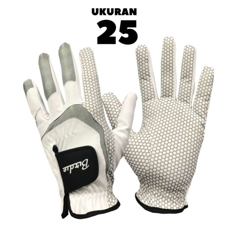 Jual Sarung Tangan Kiri Golf Pria Premium Quality Birdie Sillicone Grip - Putih di Seller CIPTA ...