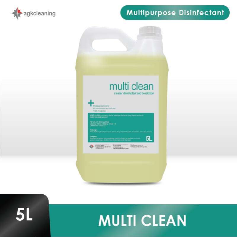 Jual Multi Clean 5l - Cleaner And Disinfectant - Cairan Disinfektan ...