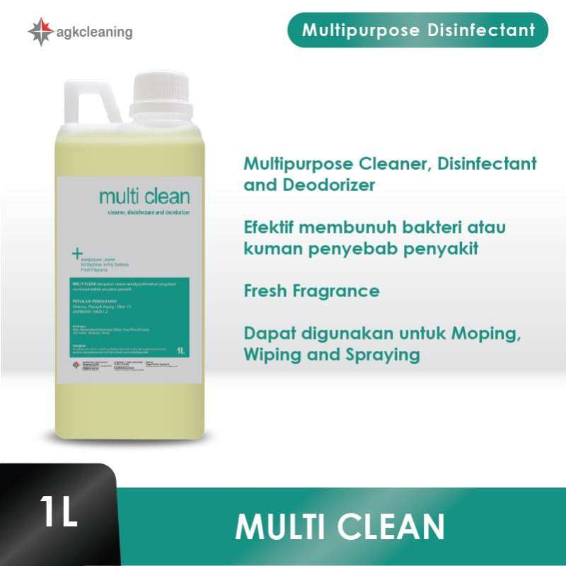 Jual Multi Clean 5l - Cleaner And Disinfectant - Cairan Disinfektan ...
