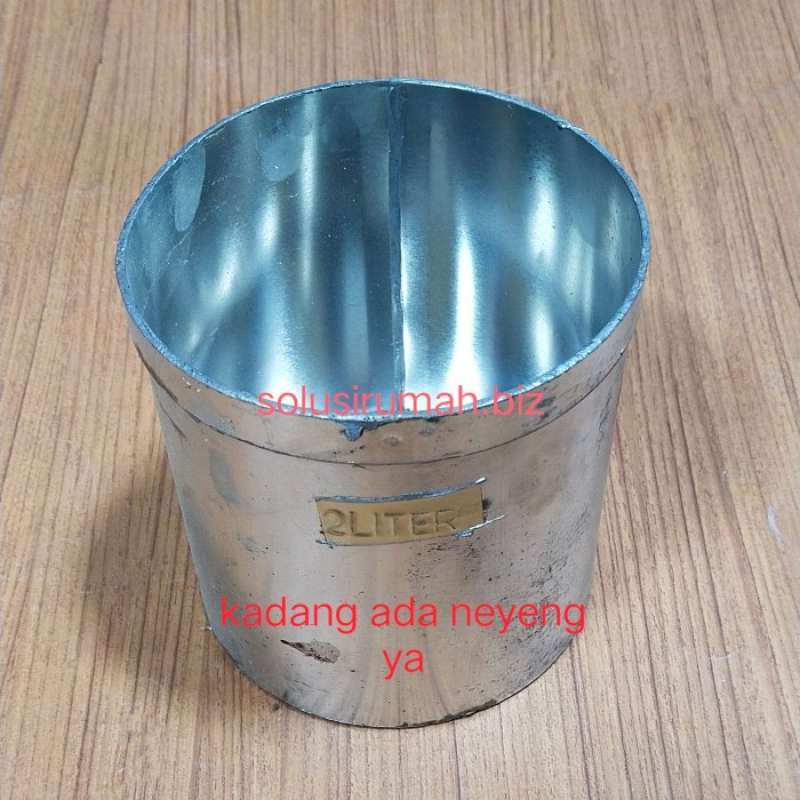 Jual Literan Beras 2 Liter Takaran 2l L Ukuran Minyak Tanpa Gagang Di ...