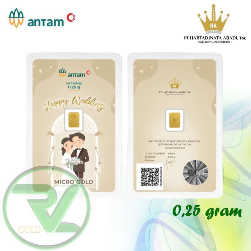 Promo MICRO GOLD ANTAM HARTADINATA ABADI WEDDING INTERNASIONAL LOGAM ...