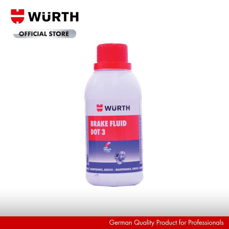 Jual Wurth Brake Fluid DOT 3 250 ml - Minyak Rem DOT 3 di Seller Wuerth ...