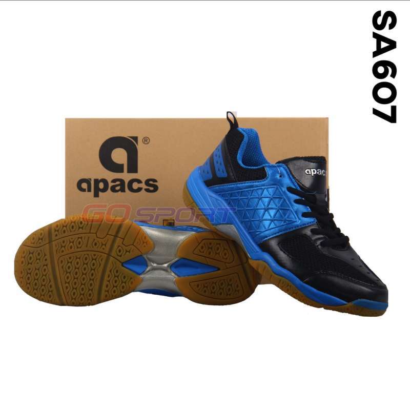 Jual Sepatu Badminton Sepatu Bulu Tangkis Apacs Original Lengkap - Blue ...