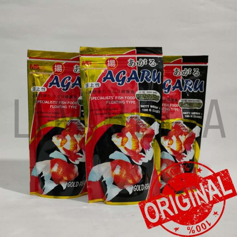 Jual Pellet Agaru Floating Type / Makanan Ikan Koki 100gr di Seller LIM ...