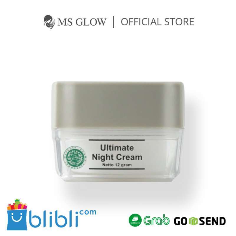 Jual Ms Glow Ultimate Night Cream Untuk Mengatasi Flek & Anti Aging Di ...