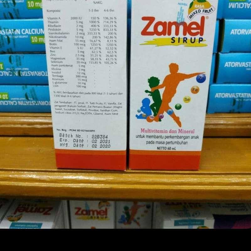 Jual Zamel Sirup 60 Ml Per Botol di Seller Farmaqoe - Rawa Badak ...