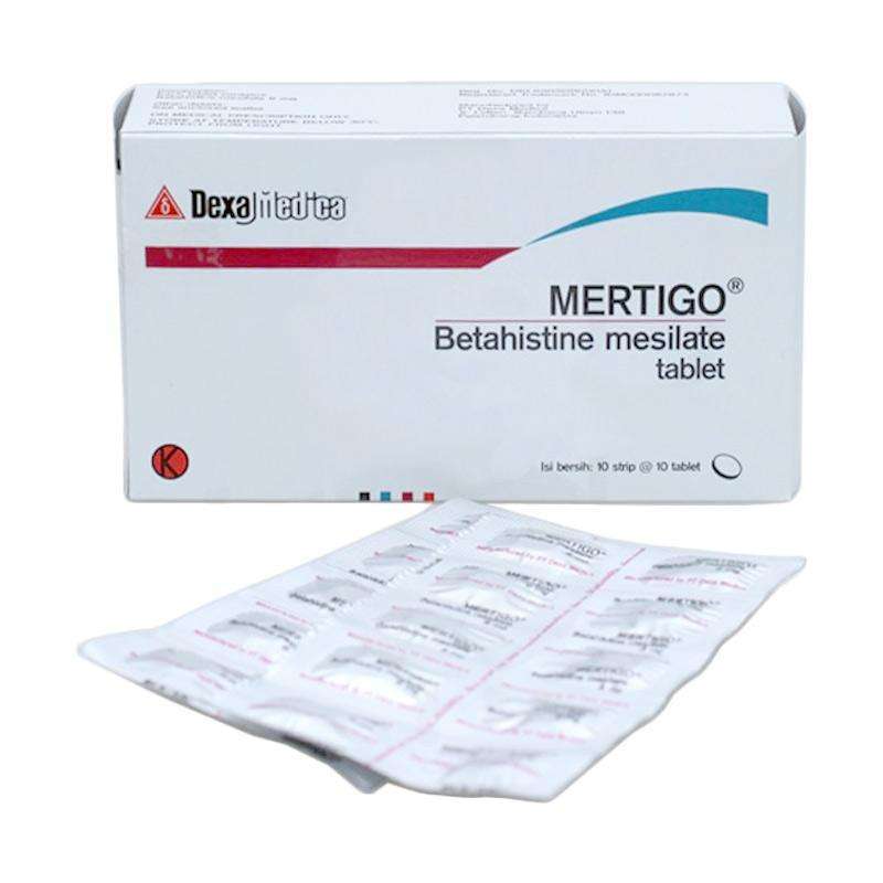 Jual Dexa Medica Mertigo Tablet Obat Kesehatan [6 Mg/ 10 Tablet-strip ...