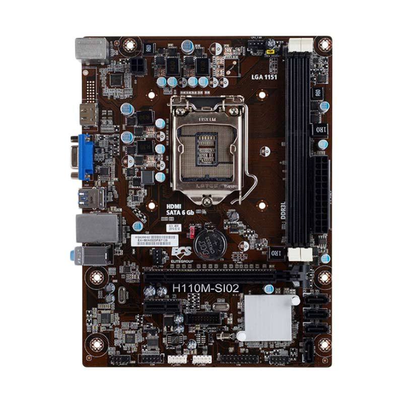 Jual Ecs H110m-si02 Motherboard Di Seller It Shop Official Store - Mojo, Kota Surabaya | Blibli