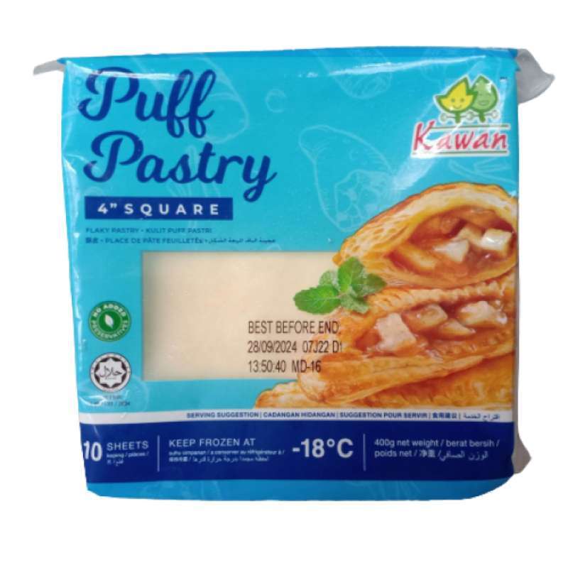 Promo Kawan puff pastry square 400gr Diskon 11% di Seller Farmers ...