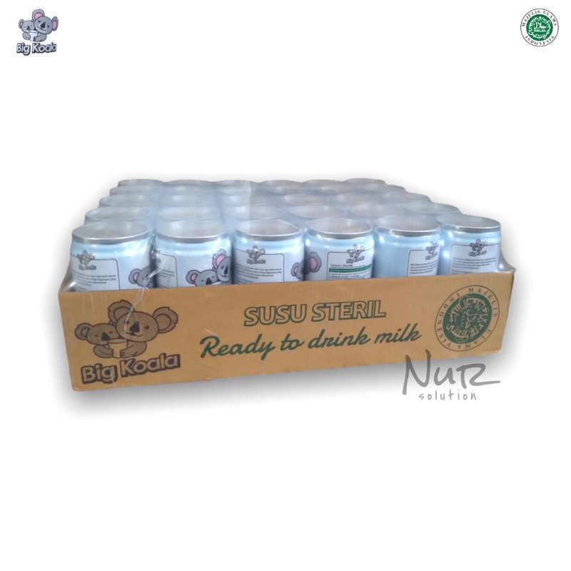 Jual Big Koala - Susu Steril Ready to Drink Milk [180 ml x 30 pcs/ Tray ...