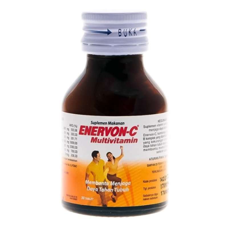 Jual Enervon-c Multivitamin [1 Botol X 33 Pcs] Di Seller Farmers Market ...