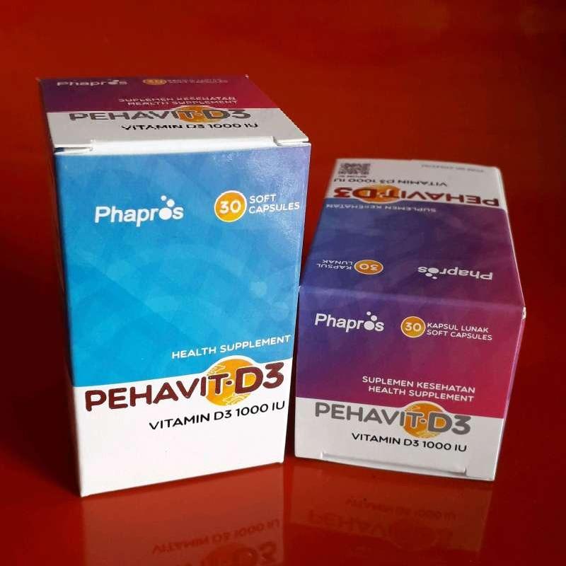 Jual Pehavit D3 1000 Iu Botol (30 Tablet) Vitamin D3 1000 Iu By Phapros ...