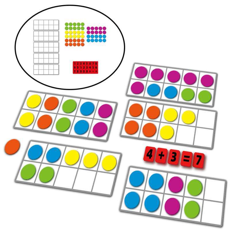 Promo Ten-Frame Classroom Math Manipulative Home School for ...