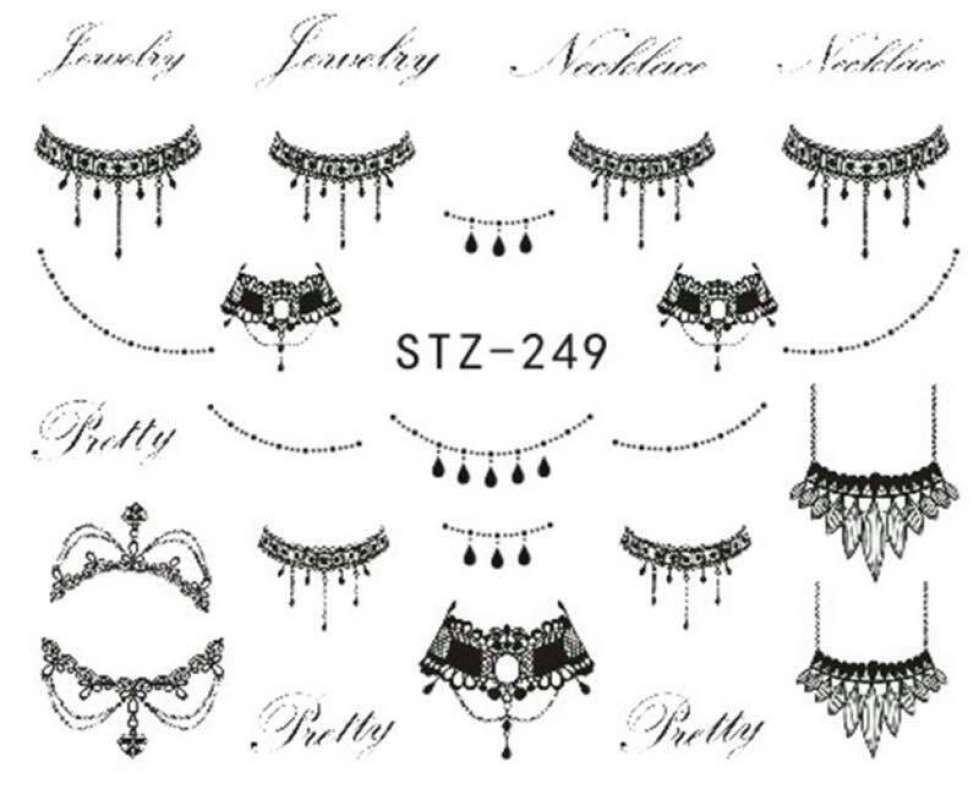Jual Sticker water decal stz-249 - Sticker kuku di Seller Naomi_shop ...