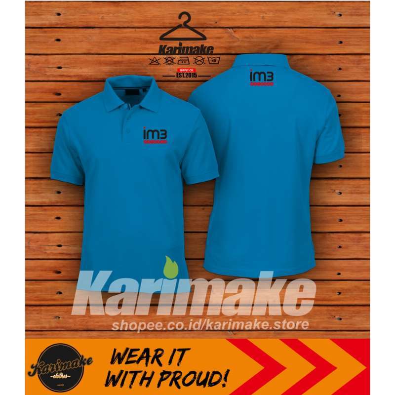 Jual Polo Shirt Kaos Polo Im3 Indosat Ooredoo Kaos Perusahaan - XXL ...