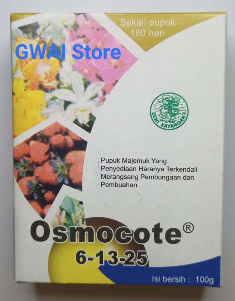 Jual Pupuk Vitamin Tanaman untuk buah Osmocote 6-13-25 100 Gram di ... Jual Pupuk Vitamin Tanaman untuk buah Osmocote 6-13-25 100 Gram di ...