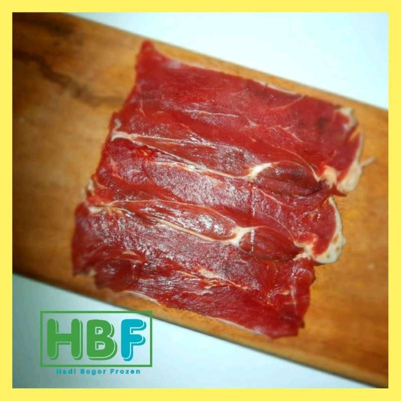 Jual Beef Slice Sirloin Hokben Less Fat Daging Sapi Iris Tipis Murah ...