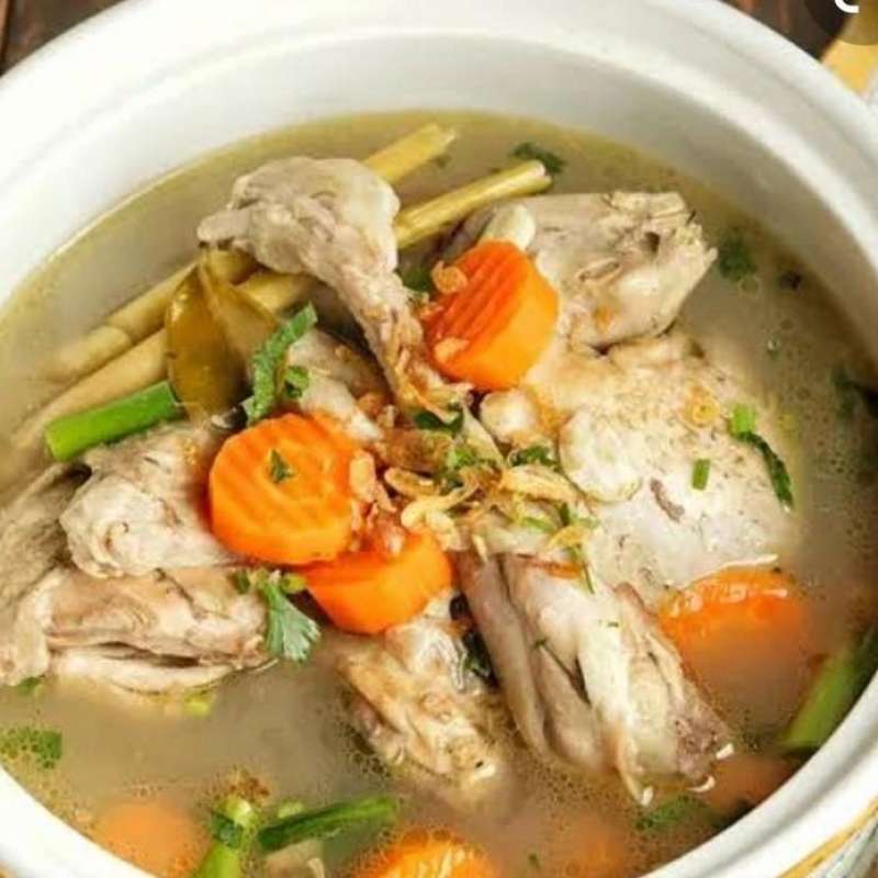 Jual sop ayam kampung 1 ekor /local chicken soup di Seller Handzaka ...