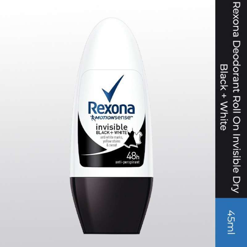 Jual Rexona Deodorant Roll On Invisible Dry Black & White 45ml di Seller Super Grosir Mama ...