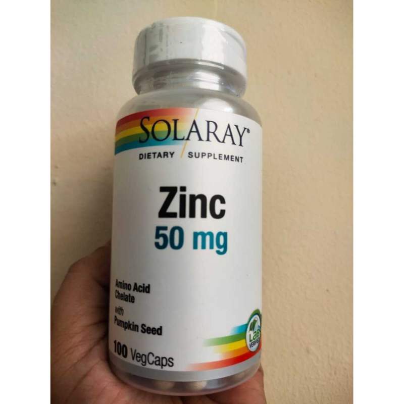 Jual Solaray Zinc 50mg 100 VegCaps Vitamin Zinc 50 mg 100 Kapsul di ...