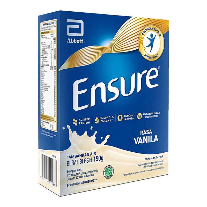 Jual Ensure Susu Bubuk Nutrisi Dewasa Vanila 150 g di Seller Alfamart Click & Collect - ALFAMART ...