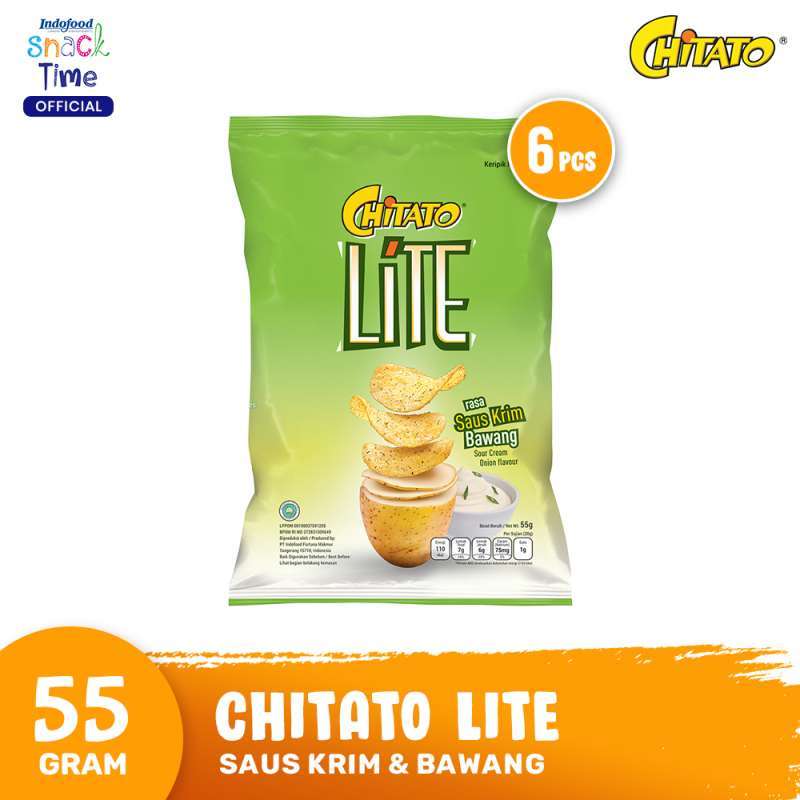 Jual Chitato Lite Saus Krim & Bawang 55 Gr - 6 Pcs Di Seller Indofood ...