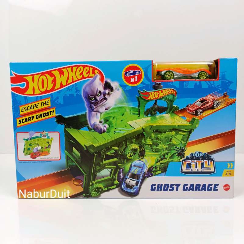 Promo Hot Wheels Fold Out Ghost Garage Playset Hot Wheels Ori Mattel ...