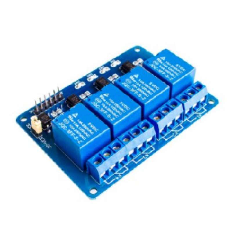 Jual Relay 5v 4 Channel Output 250vac 30vdc 10a With Optocupler Modul ...