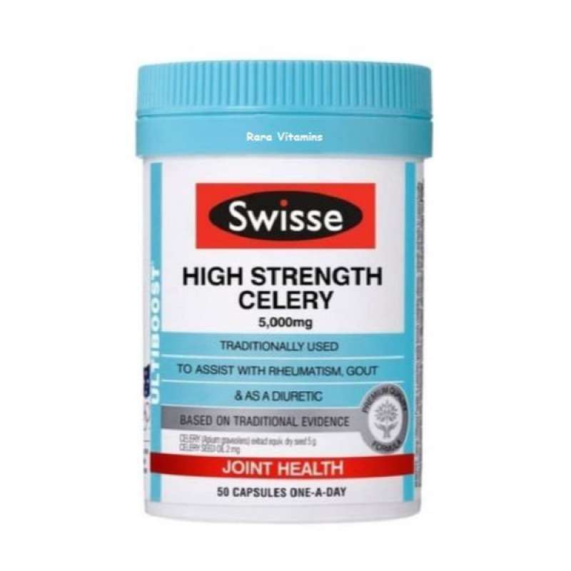 Jual Swisse High Strength Celery 5000mg 50 Capsules di Seller ...