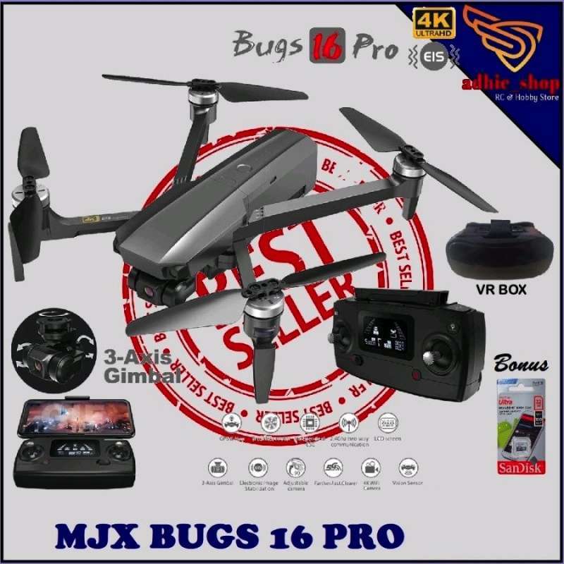 Jual DRONE MJX BUGS 16 PRO 3 AXIS GIMBAL 4K + BAG di Seller adhie_shop - Jatiraden, Kota Bekasi ...