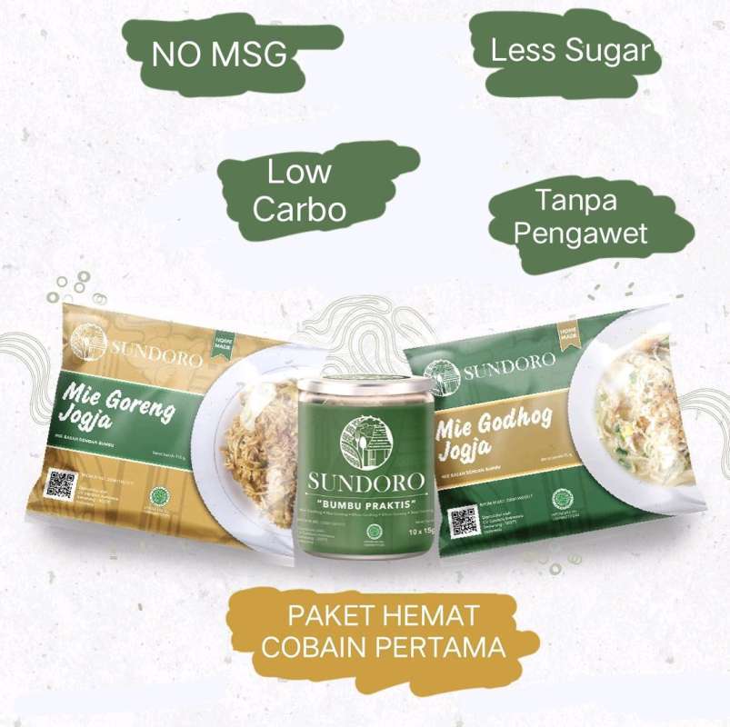 Jual Paket Cobain Pertama Bakmi Mie Jogja 2 Pcs + 2 Sachet Bumbu Masak ...