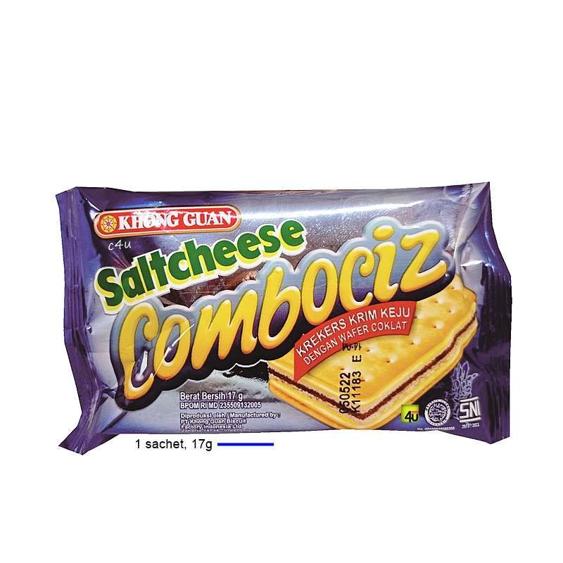 Promo Khong Guan Saltcheese COMBOCIZ 17gr - 1 SACHET Diskon 25% di ...