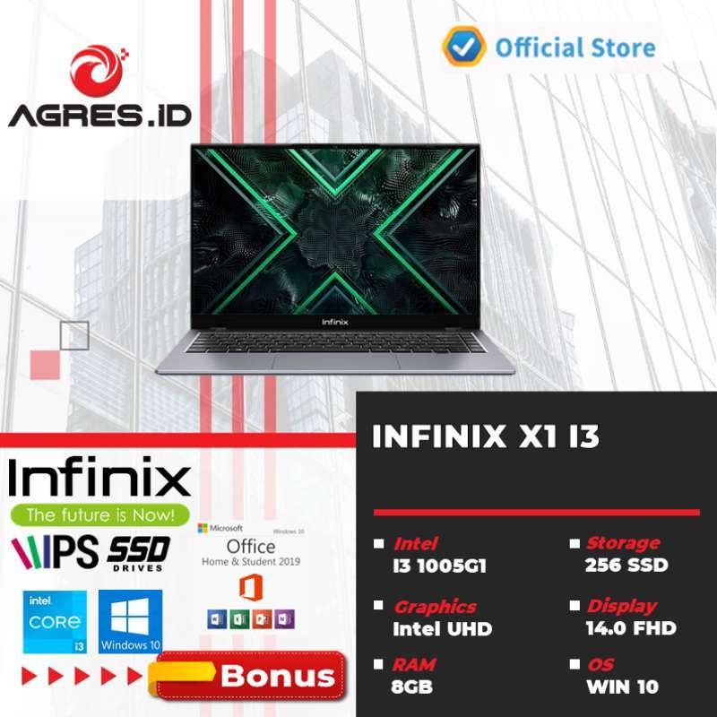 Jual Infinix X1 - I3-1005g1 8gb Ssd 256gb Srgb 100% 14 Fhd Ips W10 Di ...
