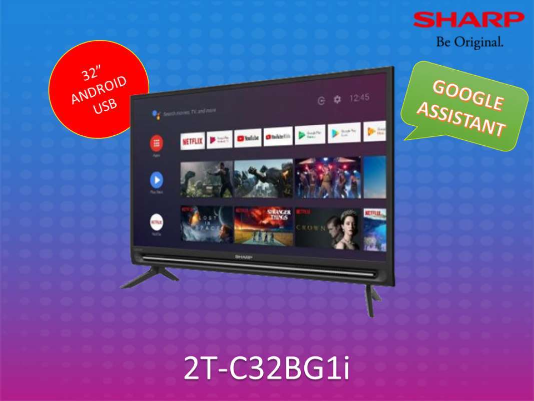 Jual Led Tv Sharp 2t-c32bg1i 32 Usb Hd Ready Android Khusus Bandung Dan Sekitar Di Seller ...
