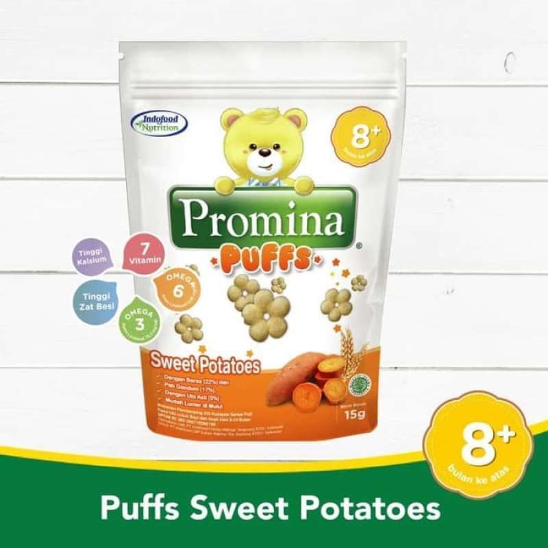 Jual PROMINA PUFF SWEET POTATO 15GR di Seller IL BABY SHOP ...