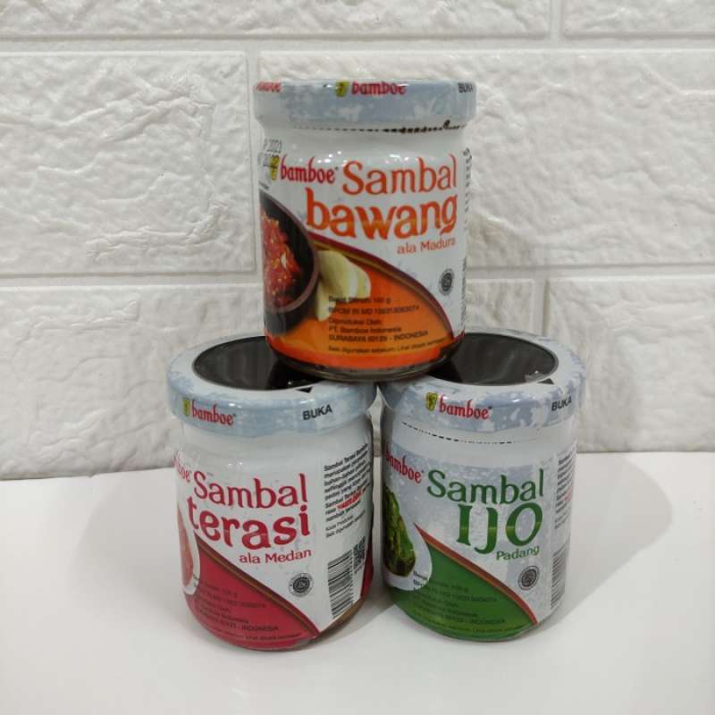 Jual Bamboe Sambal Ijo Botol 100gr Di Seller Stokproduk - Cilodong ...