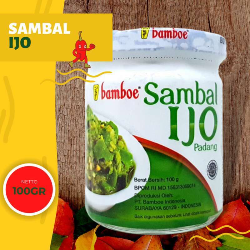 Jual Bamboe Sambal Ijo Botol 100gr Di Seller Stokproduk - Cilodong ...