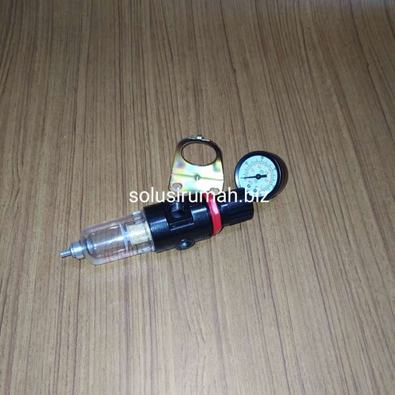 Promo REGULATOR KOMPRESOR ANGIN HITAM BENING FILTER UDARA TABUNG BENING ...