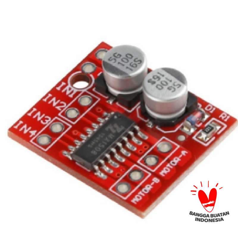 Jual Mini L298n 2 Way Reversing Pwm Speed Dual H Bridge Dc Motor Drive Module Ruxing Id Di