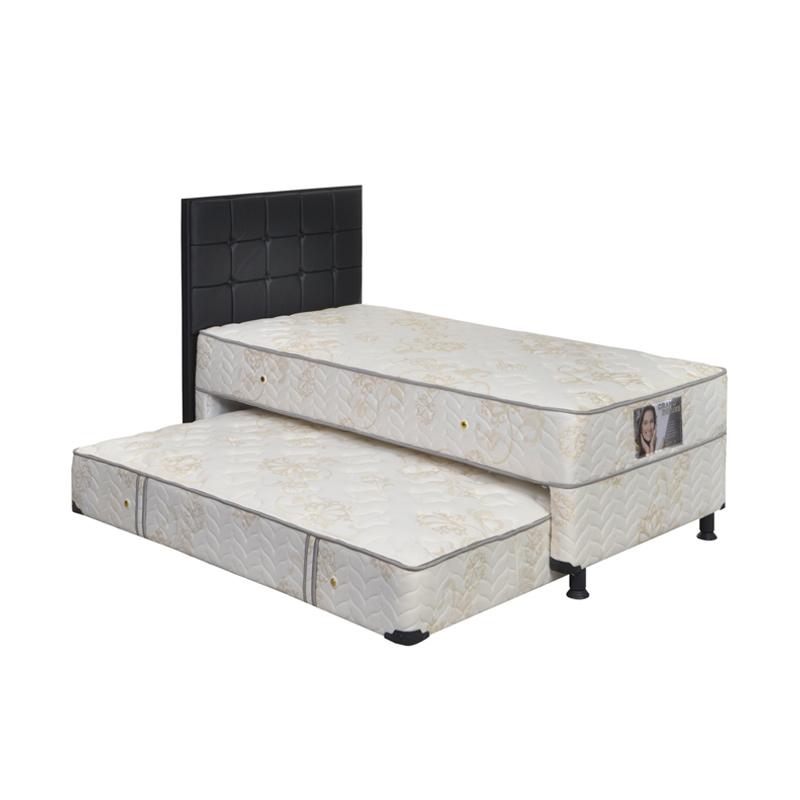 Jual Central Grand Deluxe Star HB Sydney 2 in 1 Springbed - White ...