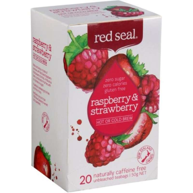 Jual Red Seal Raspberry & Strawberry Hot Or Cold Brew Tea 20 Pack Di ...