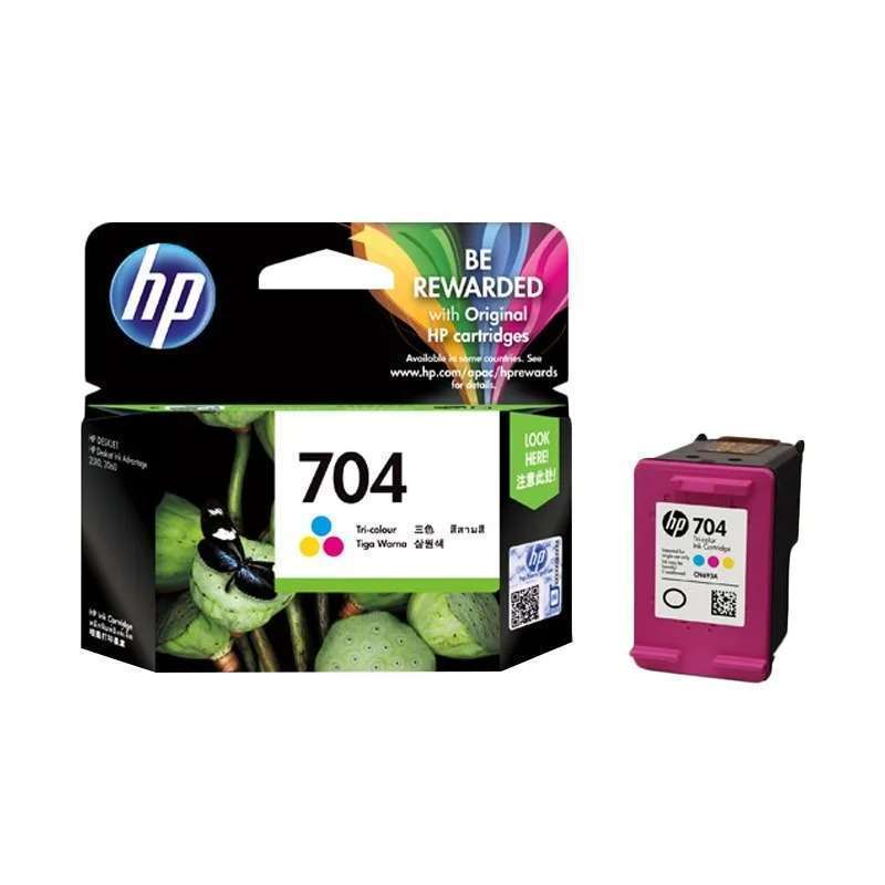 Promo Tinta Hp 704 Colour Original Diskon 24% Di Seller Anugrah Jaya ...